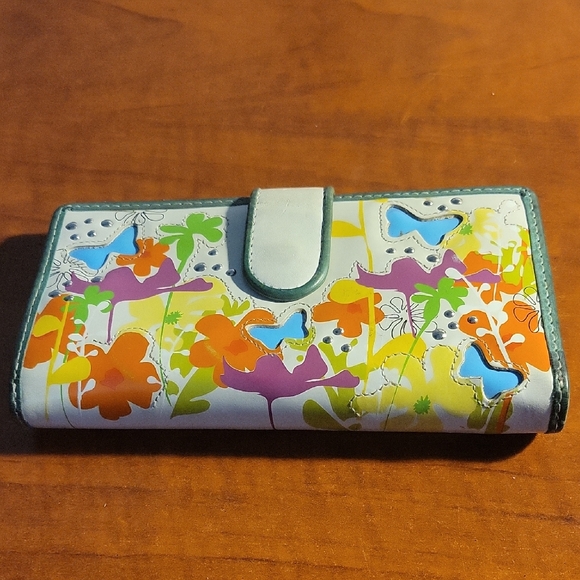 Fossil | Bags | Vintage Colorful Fossil Wallet | Poshmark